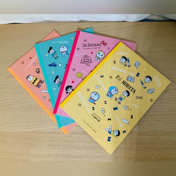 Office | Nwt Doraemon Notebooks Japanese Notebook | Poshmark